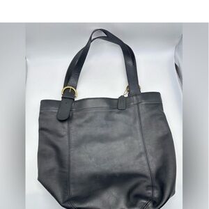 Coach | Bags | Rare Vintage Coach Xl Duffle Soho Bag 482 Black Leather ...
